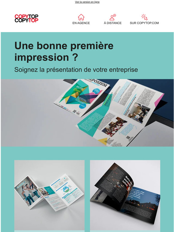 Copy-Top: La plaquette commerciale, vitrine de votre entreprise | Milled