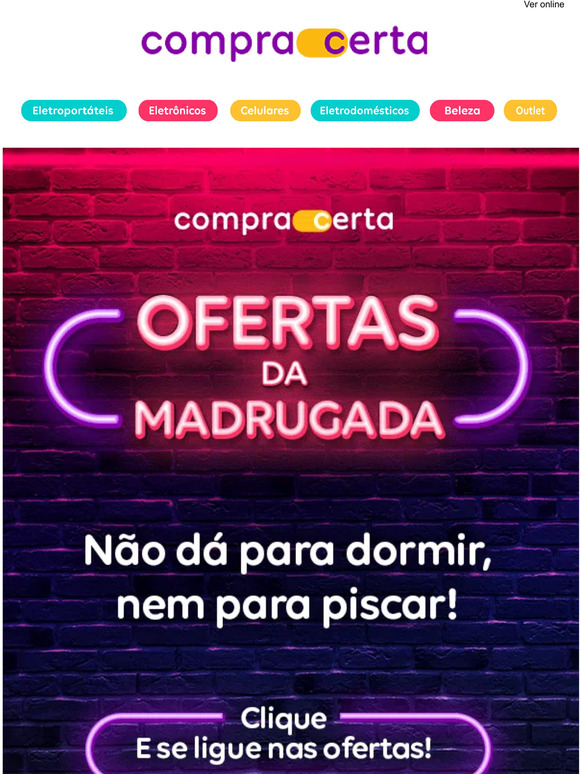 Compra Certa: Oferta da madrugada! | Milled