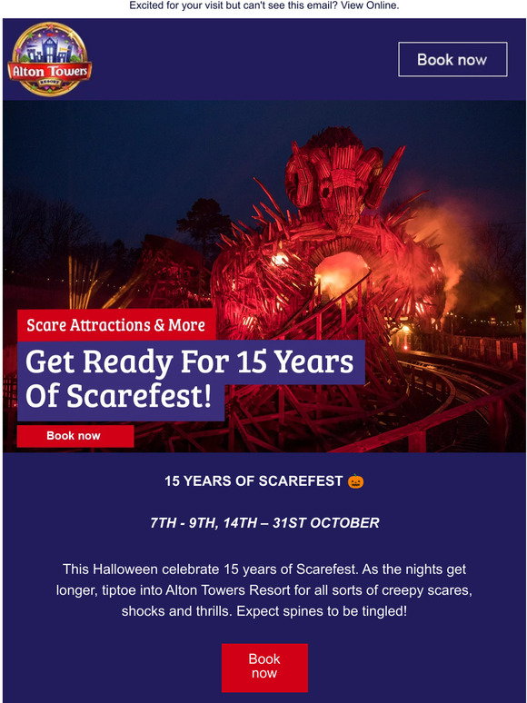 Alton Towers: 15 Years of Scarefest! 🎃👻 | Milled