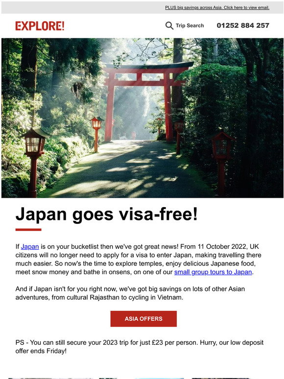 Explore: Coming soon: Visa-free travel to Japan | Milled