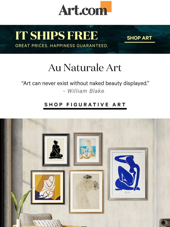 Art.com: Celebrate the beauty of the human form. | Milled