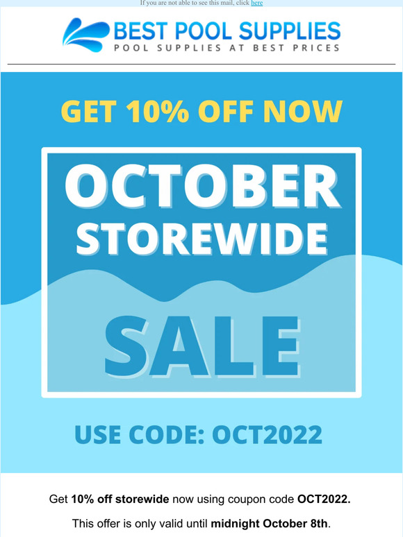 Best Pool Supplies: 🎁 10% Off Storewide Ends Tonight | Milled Best Pool Supplies: 🎁 10% Off Storewide Ends Tonight | Milled