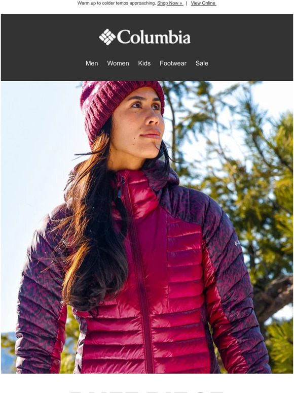 Columbia: What the puff? New puffer jackets are here. | Milled