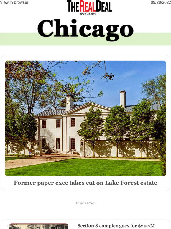 The Real Deal: New agents on top in Will County, Delman in $21M Section ...