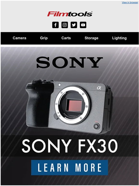 Filmtools: 📣New Sony FX30 Cinema Camera Announced! | Milled