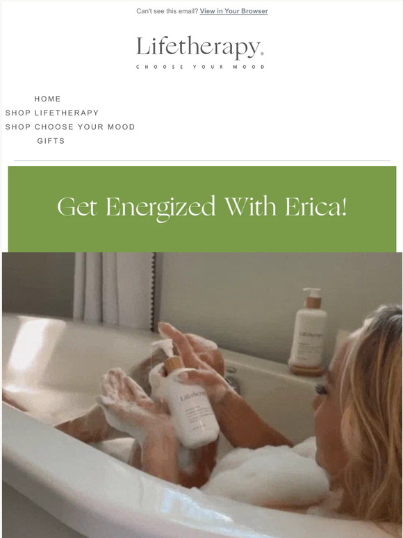 Lifetherapy: Want To Feel Energized Just Like Erica? | Milled