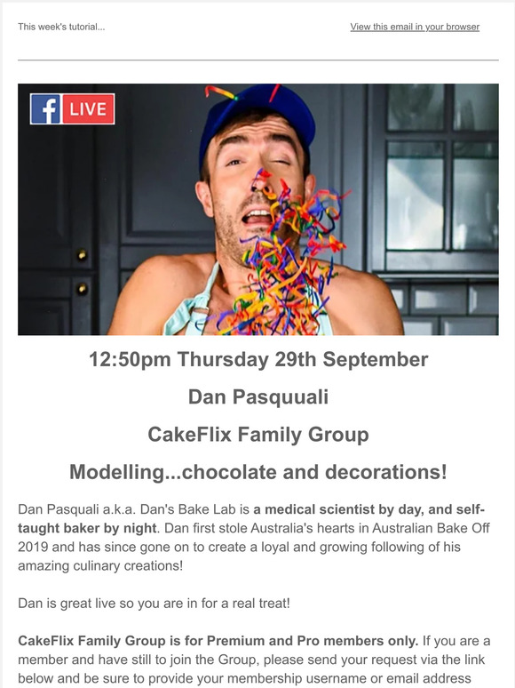 CakeFlix: Dan Pasquali 💪 LIVE in the CakeFlix Family Group + Imposter Syndrome! | Milled