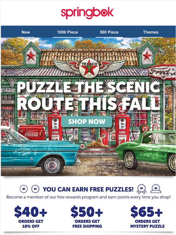 Springbok Puzzles: Detour from the Ordinary with These Nostalgic ...