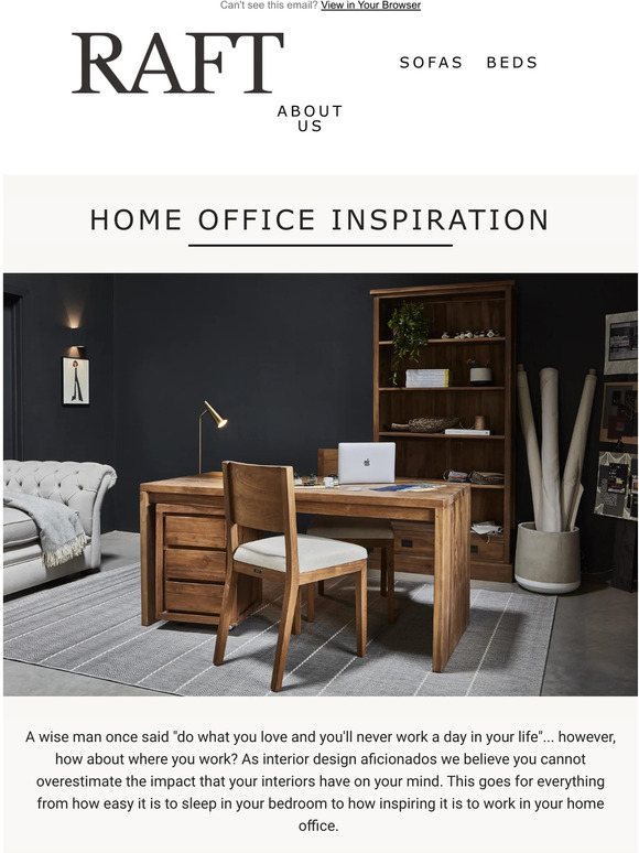 Raft Furniture: Home Office Inspiration | Milled