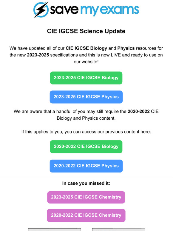Save My Exams: NEW! Downloadable CIE IGCSE Physics Revision Notes | Milled