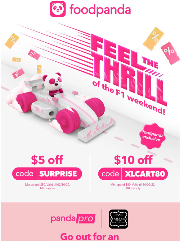 Foodpanda: 3 thrilling ideas for F1 weekend!💥 | Milled