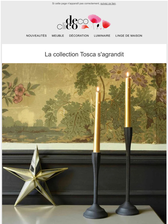 Decoclico: La collection Tosca s'agrandit | Milled
