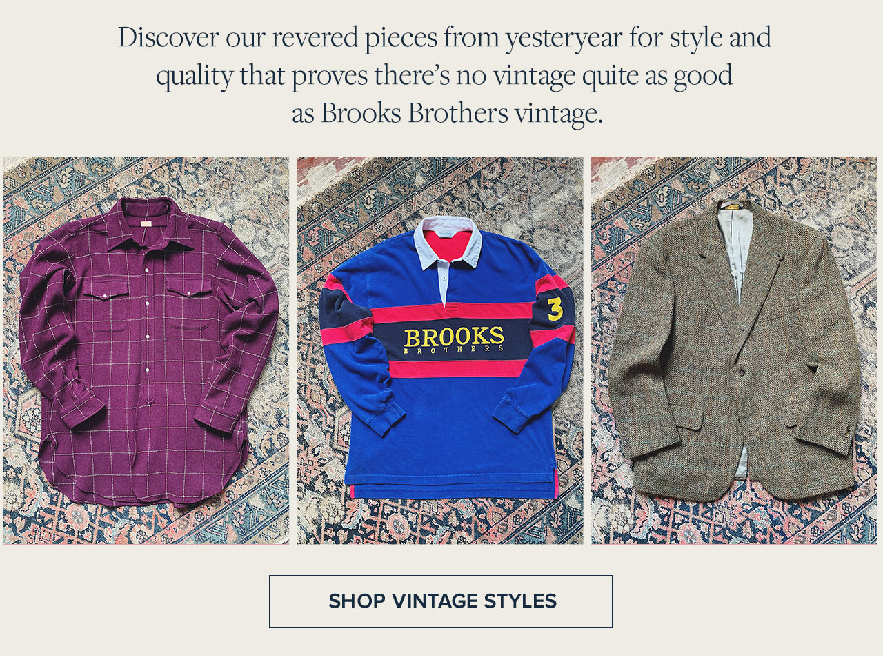 Brooks Brothers: The Vintage Shop is open—for a limited time. | Milled
