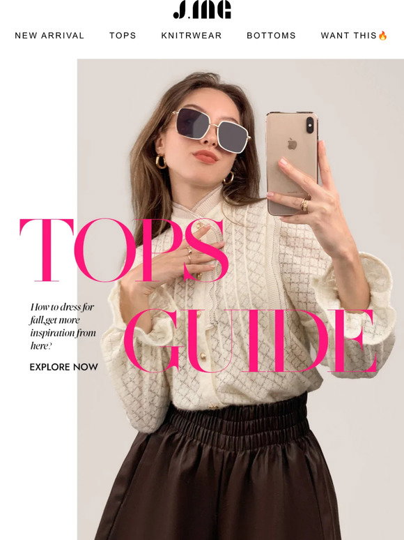 J.ING: 🔖Guide to tops,you need it! | Milled
