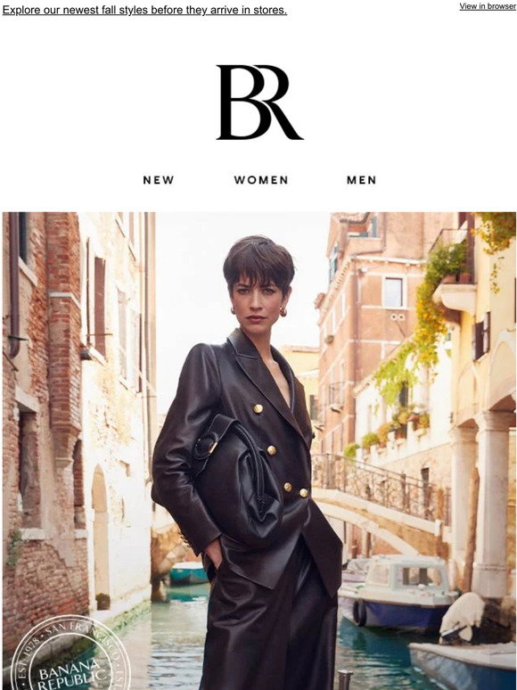 Banana Republic: First Look: The October Collection | Milled