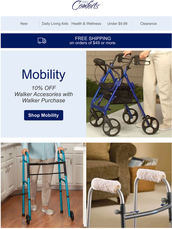 Easy Comforts: Simple Mobility Solutions - In Your Inbox! | Milled