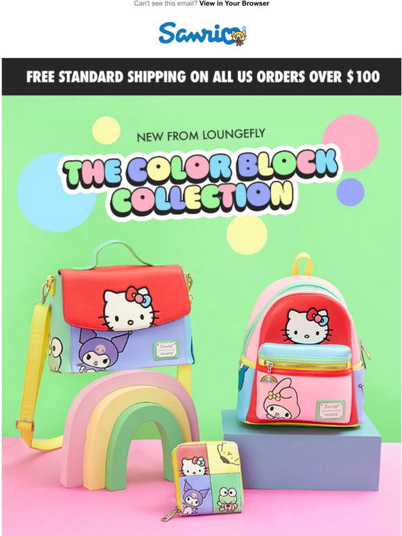 Hello Kitty: The Color Block Collection from Loungefly 🌈 | Milled