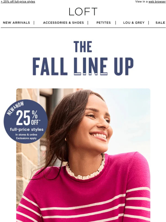 Loft: Just in: Your fall line up | Milled