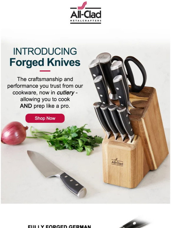 All-Clad: Introducing All-Clad Forged Knives🔪 | Milled