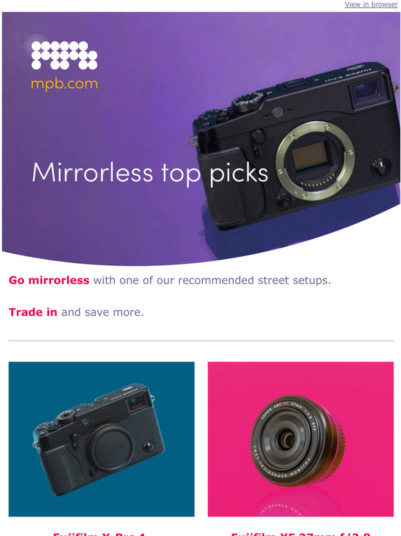 MPB: Mirrorless street setups | Milled