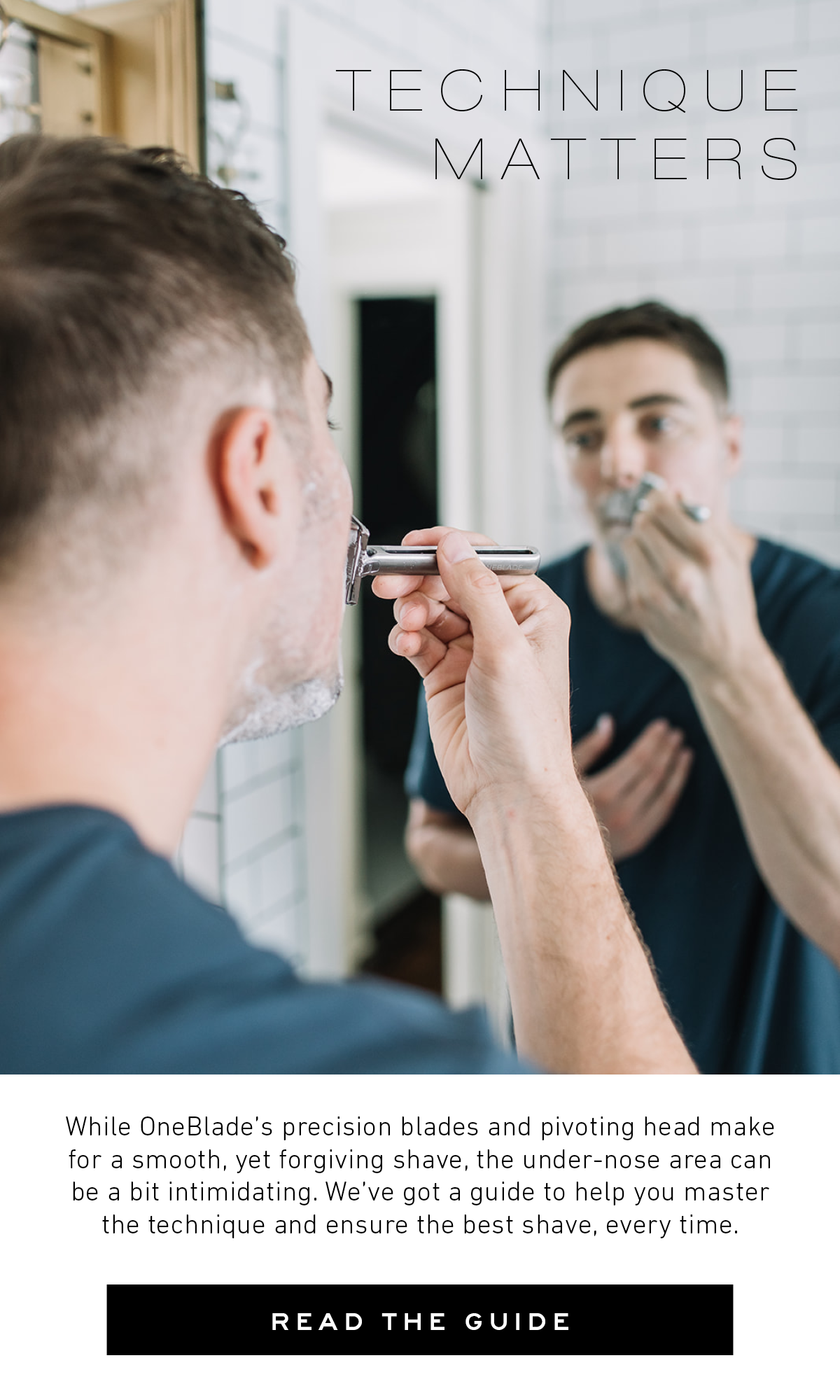 OneBlade: Technique Matters | Milled