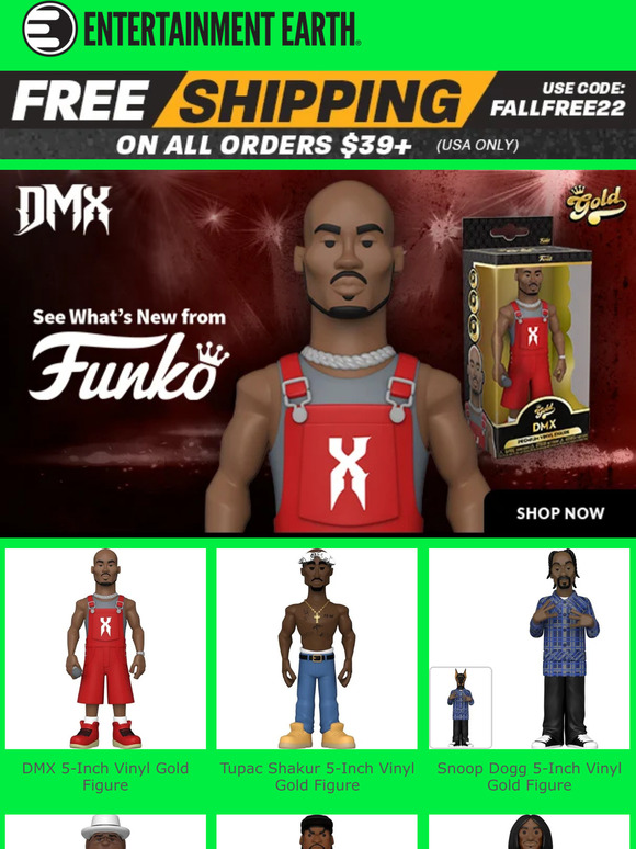 Entertainment Earth: New DMX Vinyl Gold Figure! | Milled