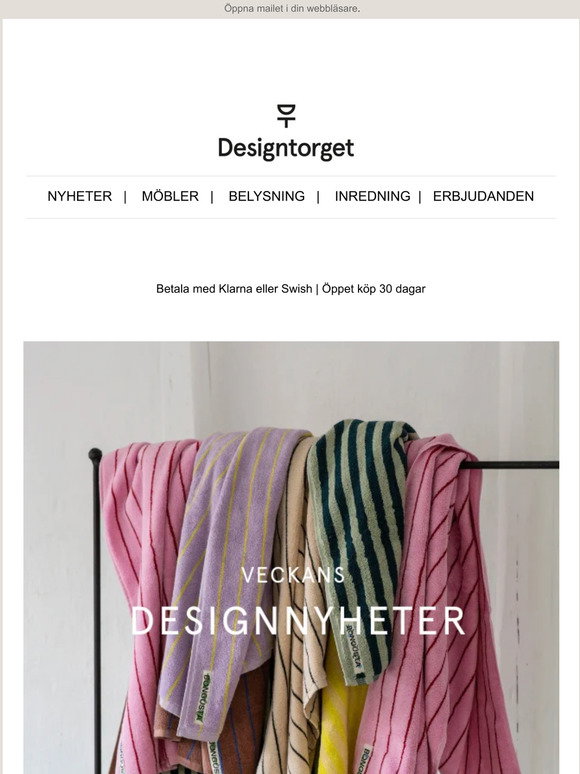 Designtorget: Skepp kommer lastat med höstnyheter! | Milled