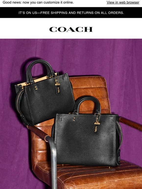 Coach: One-Of-A-Kind Rogue Bags, Designed By You | Milled