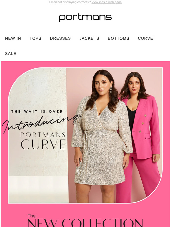 Portmans: Introducing Portmans Curve Collection | Sizes 16 to 24 | Milled