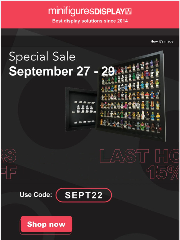 Minifigures Display: Last chance to protect your LEGO collection | Milled