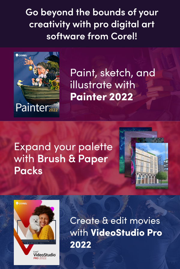 Humble Bundle: Paint, sketch & create with Painter 2022 🎨 World-class software bundle | Milled