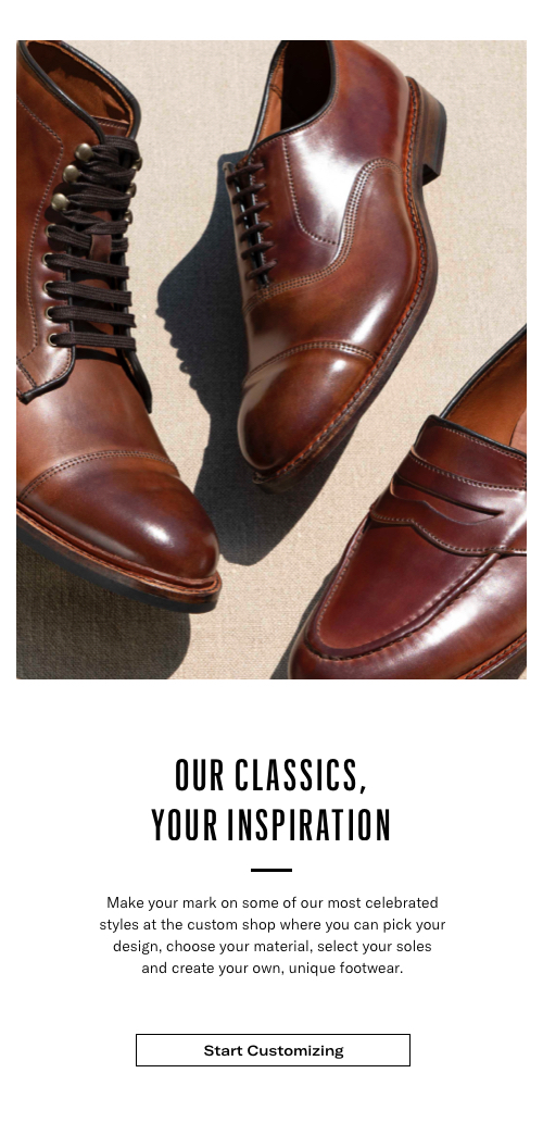 Allen Edmonds: Trunk Show Exclusive: 8 colors of shell cordovan leather ...