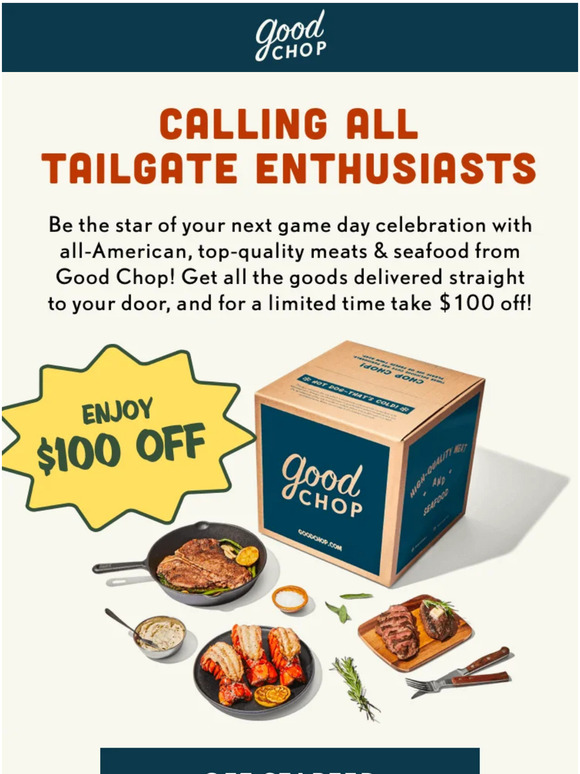 Good Chop: 🏈 Be the star of your next tailgate 🏈 | Milled