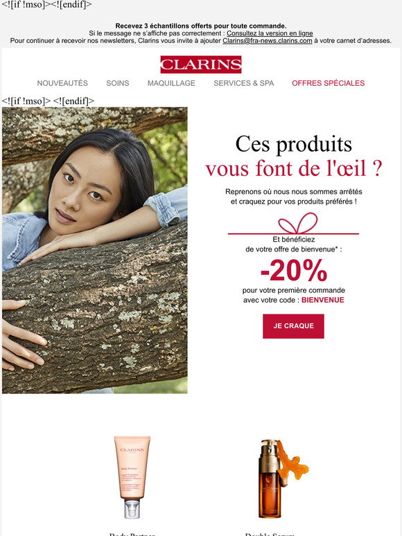 Clarins: Ces produits vous font craquer ? | Milled