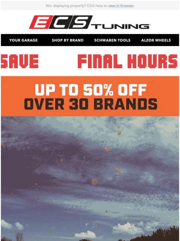 ECS Tuning: Final Hours to Save - ECS Tuning Fall Sale! | Milled