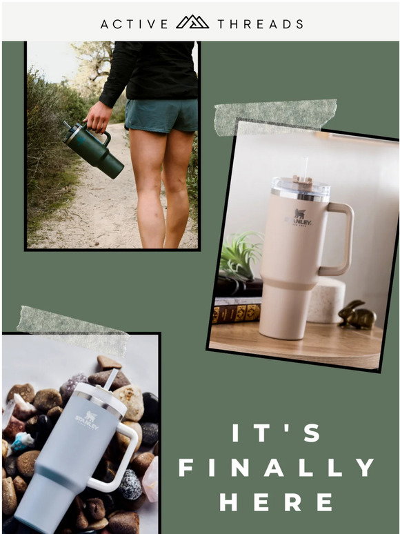 Active Threads: It's here! Get the Stanley 40oz Quencher now | Milled