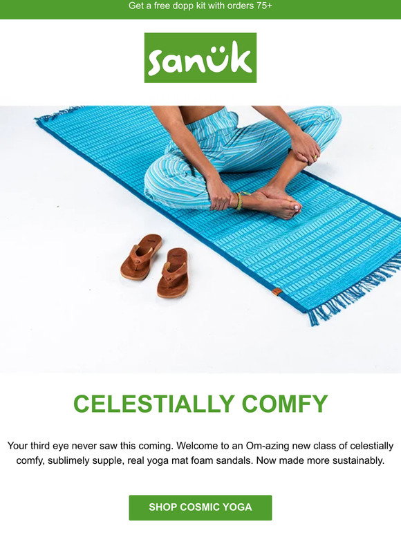 Sanuk: The all-new Cosmic Yoga class. | Milled