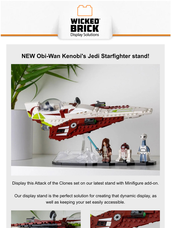 Wicked Brick: NEW Obi-Wan's Jedi Starfighter stand 💥 | Milled
