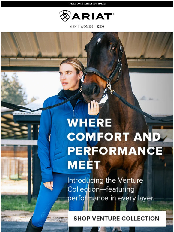 Ariat: Introducing the Venture Collection | Milled
