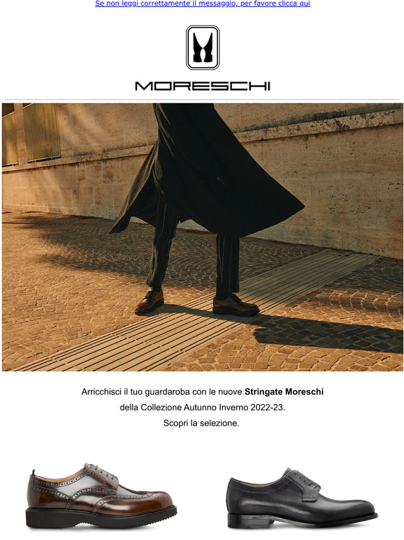 moreschi: Scopri le nuove Stringate Moreschi | Milled