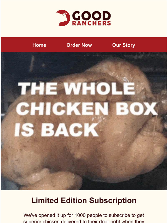 Good Ranchers: 🚨 Our First Ever Limited Edition Subscription 🚨 | Milled