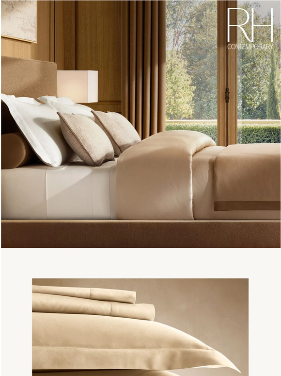 Restoration Hardware: The Finest Linens are Made in Italy. Explore ...