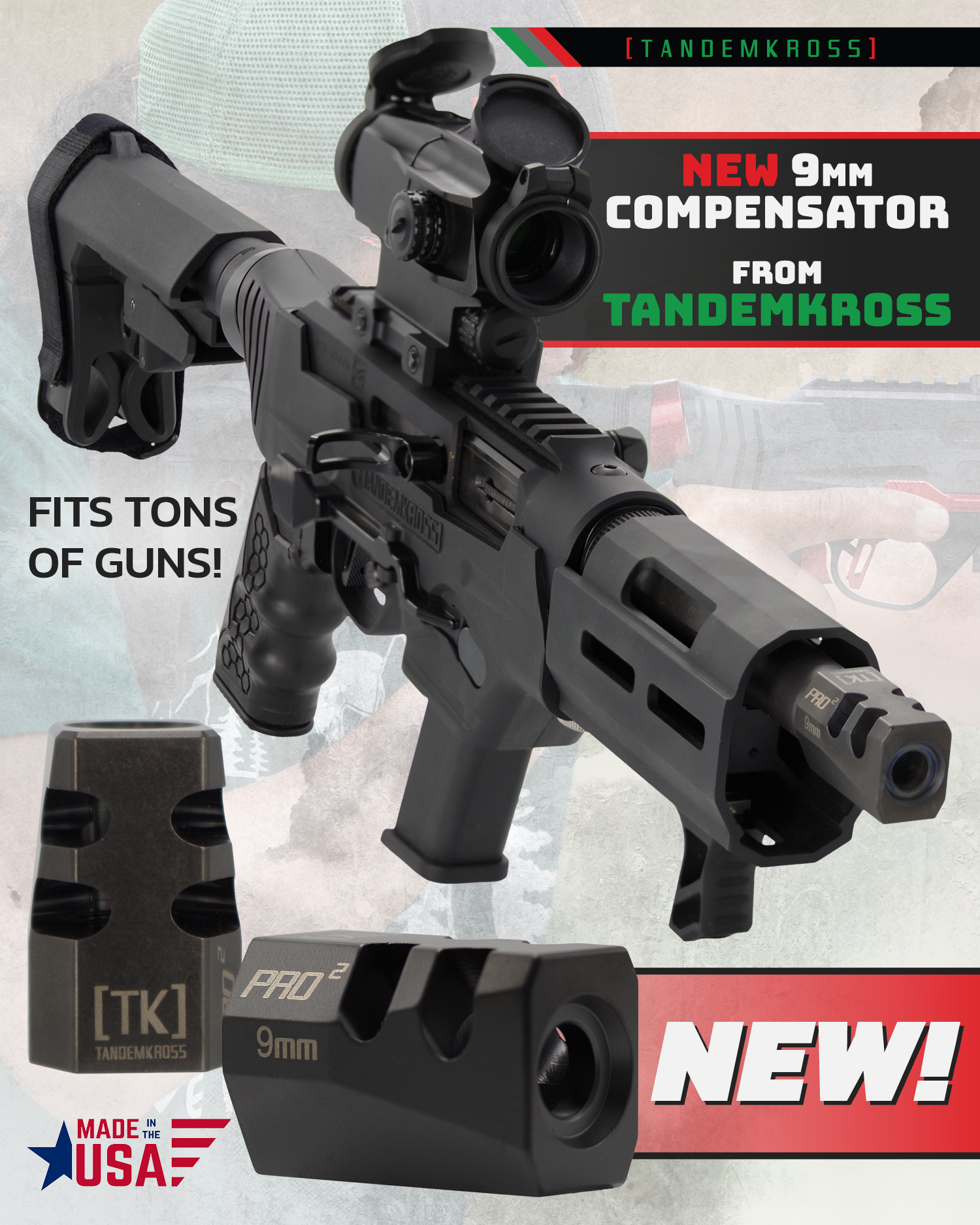 Tandemkross: 🔥 NEW 9mm Compensator Just Dropped! | Milled