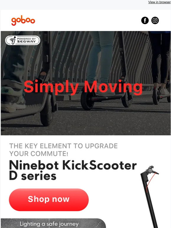 Goboo: 🏆The Best Budget Scooter of 2022 🛴from 239€ | Ninebot Electric ...