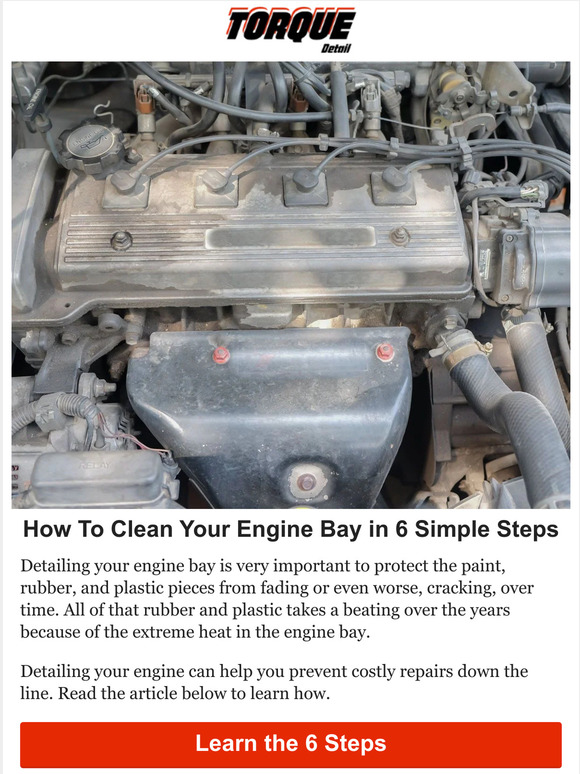 Torque Detail: Clean Your Engine Bay in 6 Steps | Milled