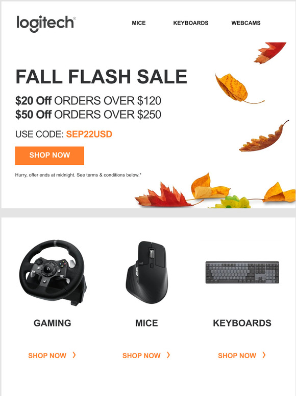 Logitech CH: Hurry - Fall Flash Sale ends Today | Milled