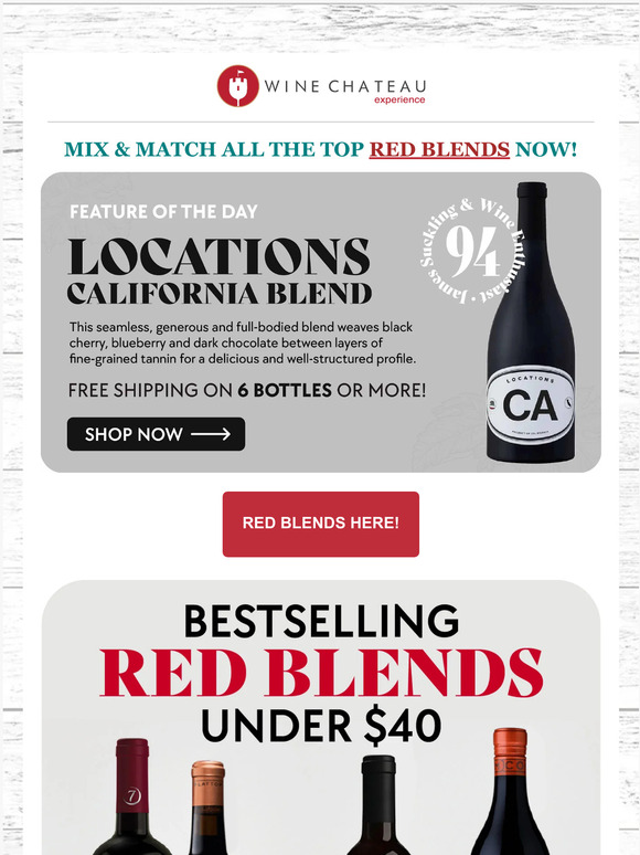 Wine Chateau: Re: 2022 top red blends | Milled