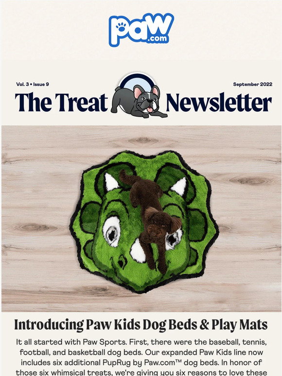 Paw: You'll ♥️ Our New Paw Kids Dog Beds & Play Mats | Milled
