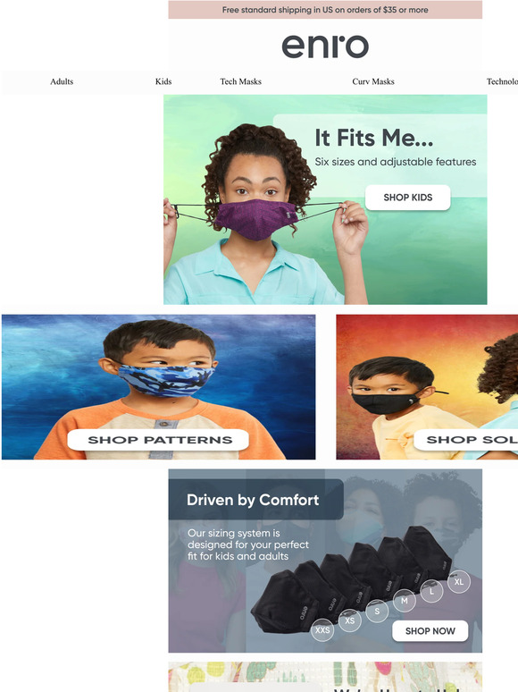 ENRO: “Finally a mask that fits my child” | Milled