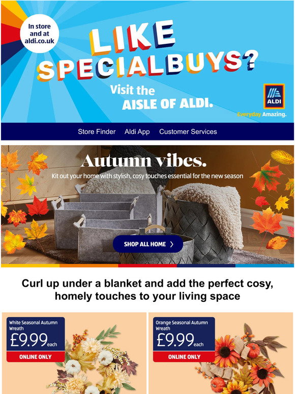 Aldi: Get cosy this Autumn with Aldi 🍂 | Milled